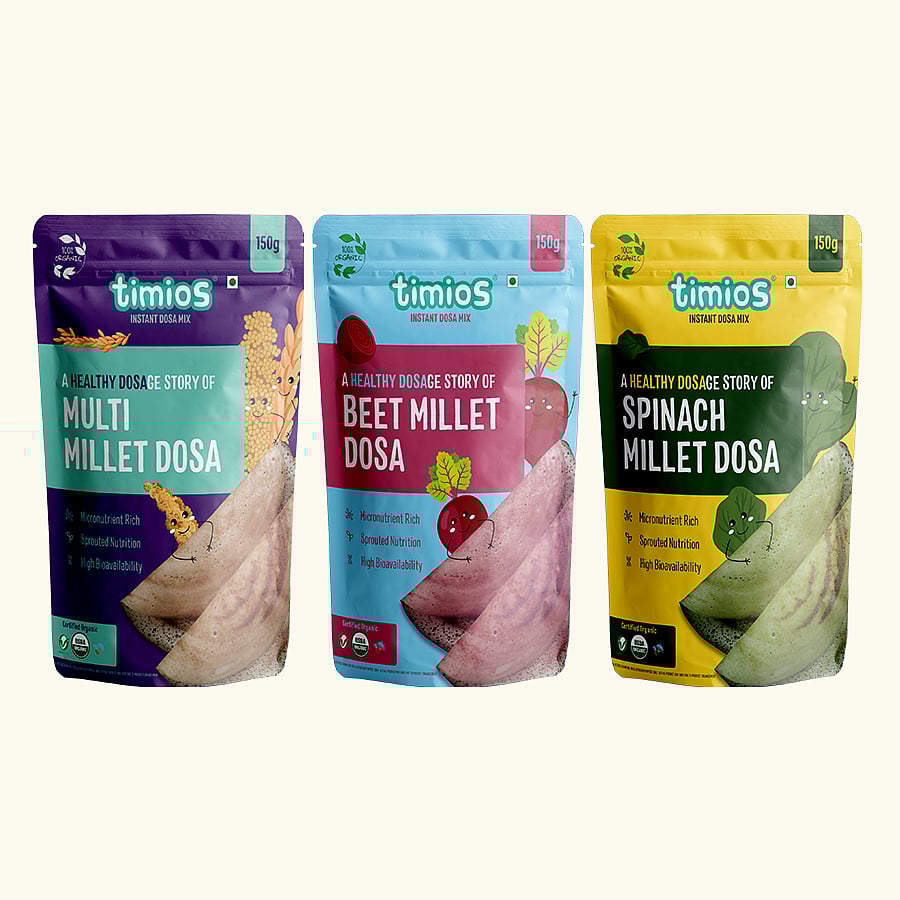 Timios offers age-appropriate packaged snacks for babies & kids