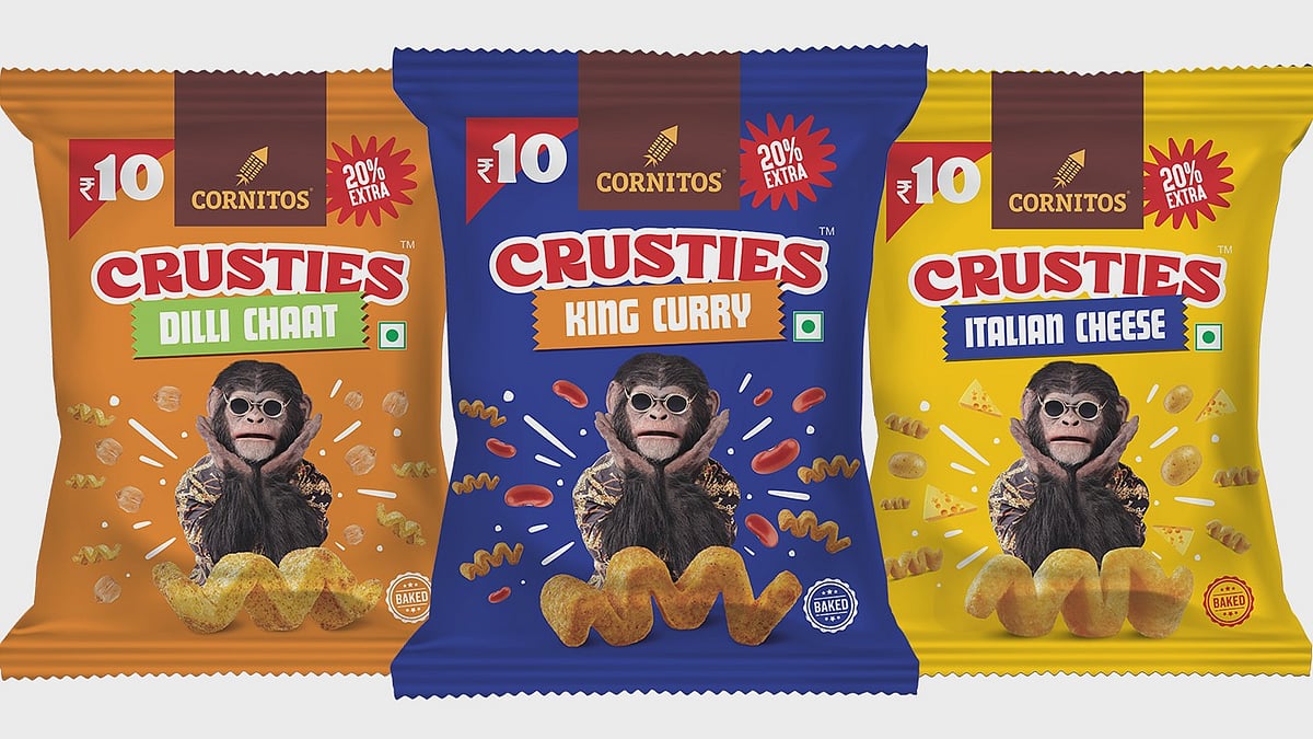 Cornitos unveils Crusties featuring Corny the Chimp in new packaging