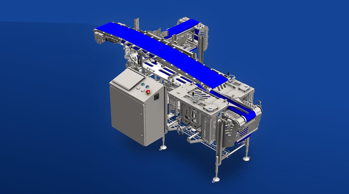 The new Qupaq Flex Loader meets the need for higher flexibility in the meat-packing industry
