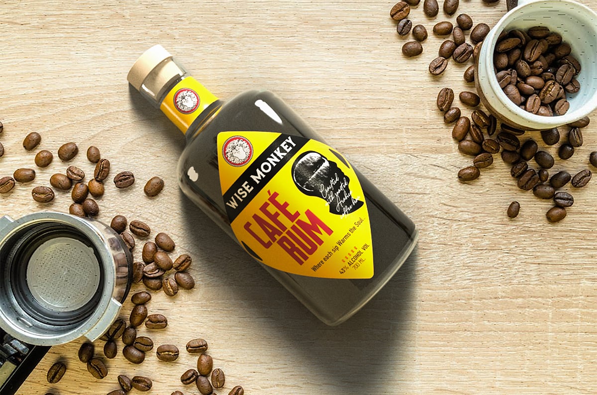 Wise Monkey’s Cafe Rum sets the bar high with a unique triple-coffee blend