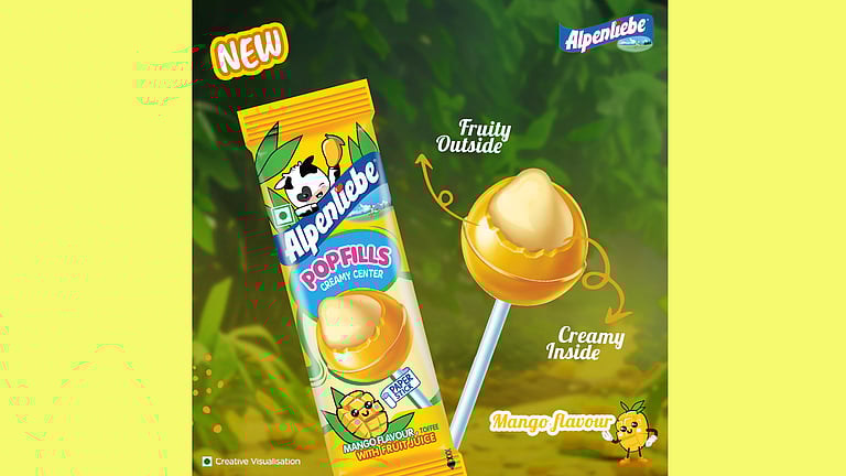 Alpenliebe introduces mango flavor to its Popfills lollipop range