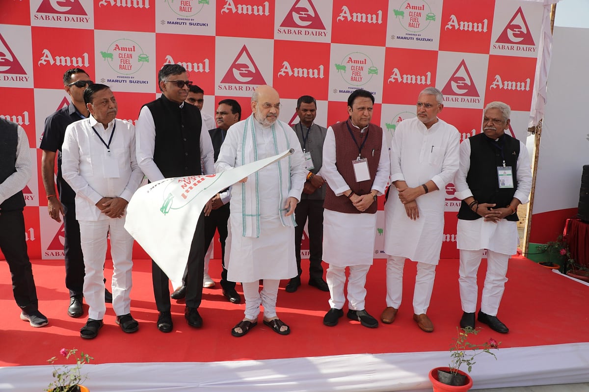 Amul clean fuel rally flagged off by Amit Shah, Hon. Minister of Home ...