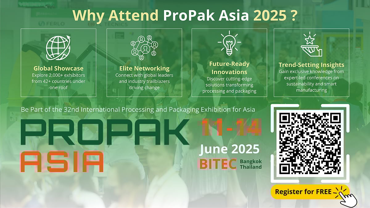 ProPak Asia - 11 to14 June 2025 at BITEC, Bangkok, Thailand