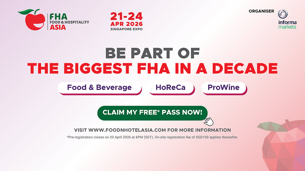 Food & Hospitality Asia (FHA) - 21 to 24 April 2026 at Singapore EXPO