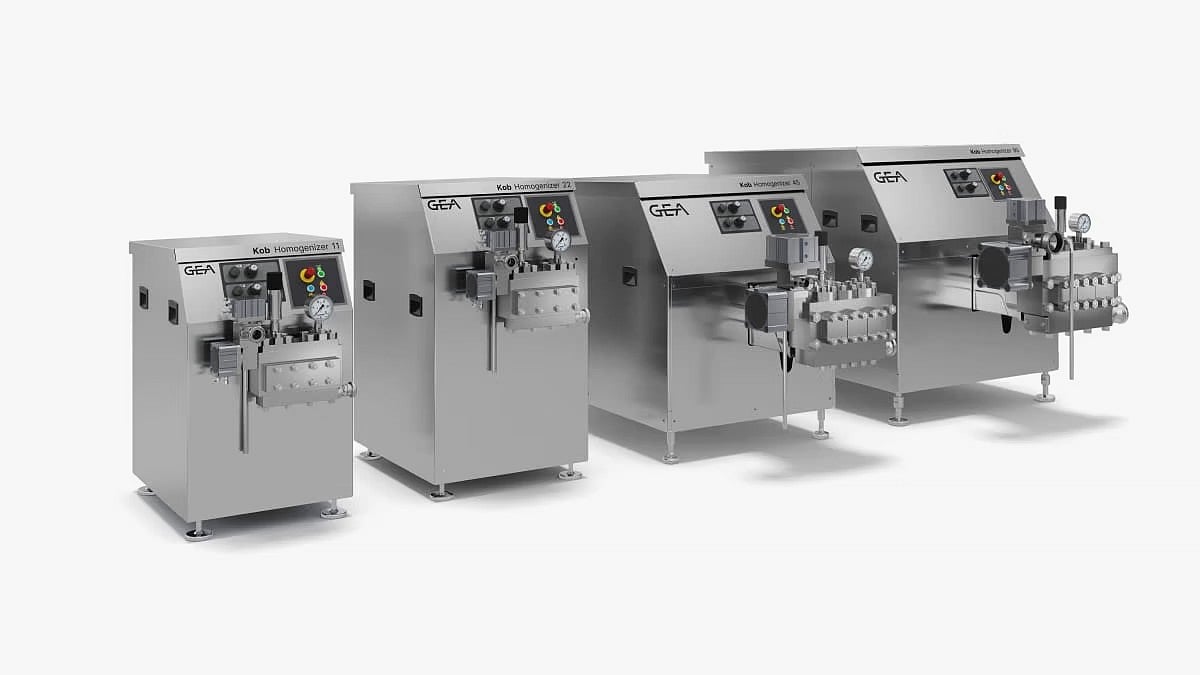 GEA launches new KOB high pressure homogenizer series for small and ...