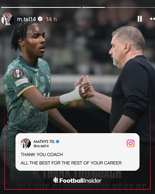 Mathys Tel bids farewell in new message as Tottenham exit confirmed