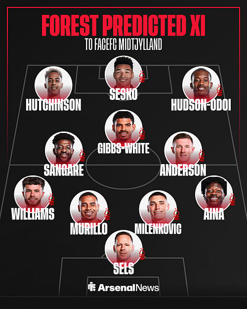 Nottingham Forest Predicted XI vs Midtjylland: Callum Hudson-Odoi ...