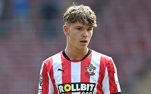 Tyler Dibling reacts after emotional Southampton exit announcement