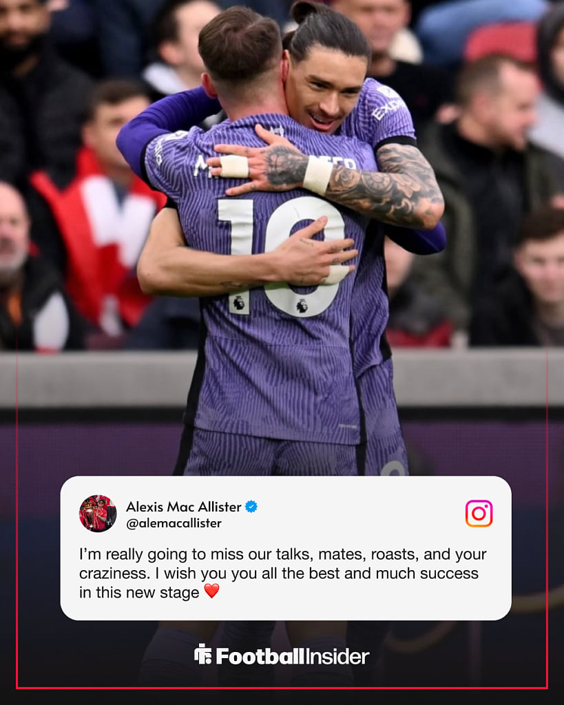 Alexis Mac Allister bids emotional farewell after Liverpool confirm ...