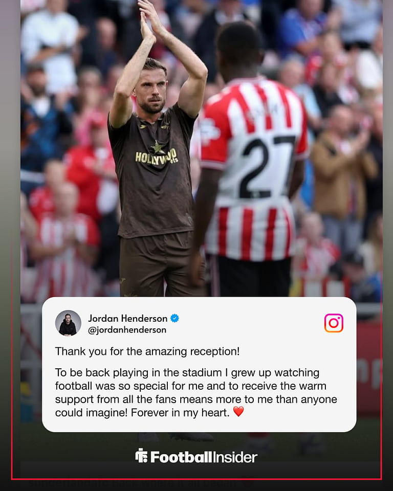 Jordan Henderson posts 'forever' Sunderland message