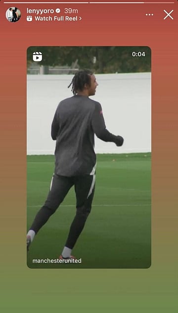 Leny Yoro sends message to Man United fans after big development