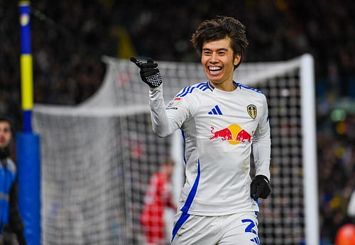 Illan Meslier reacts to Ao Tanaka's cryptic message amid Leeds 'exit' claim
