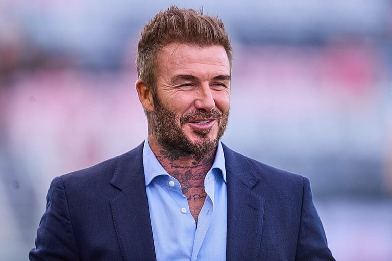 Arsenal star Declan Rice reacts to David Beckham's welcome message