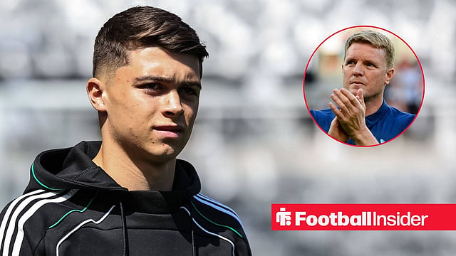 Lewis Miley and Kieran Trippier react as Newcastle player sends ...