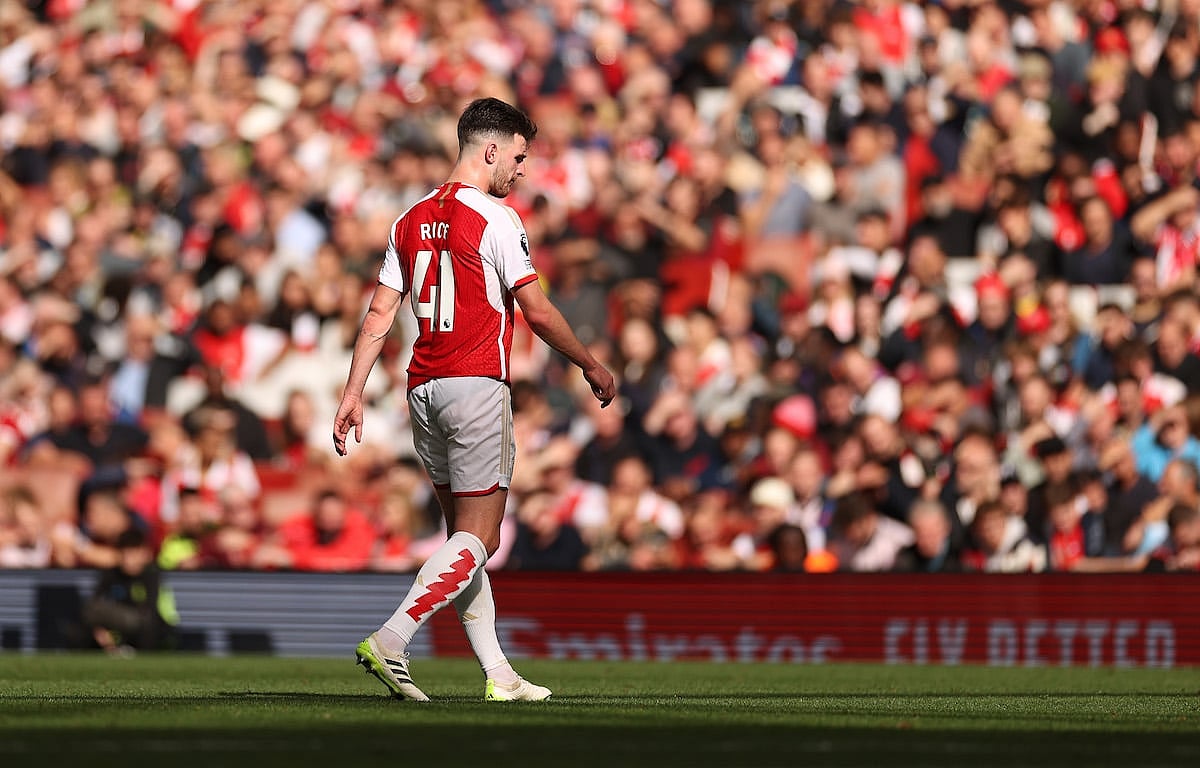 West Ham fans react to Declan Rice boos during Arsenal win