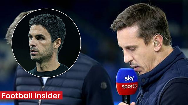 Arsenal fans fume at 'unbearable' Gary Neville after what he said v Man ...