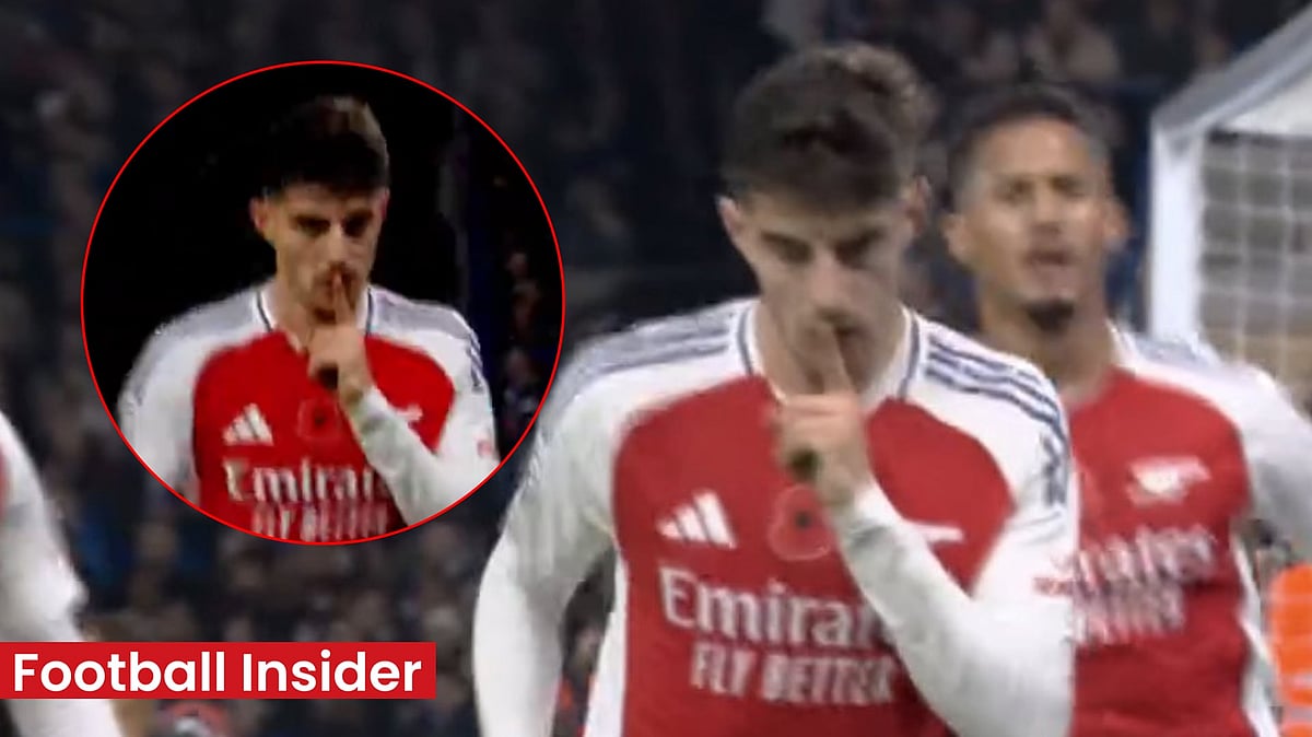 Chelsea fans rip into 'snake' Kai Havertz after what he did vs Arsenal
