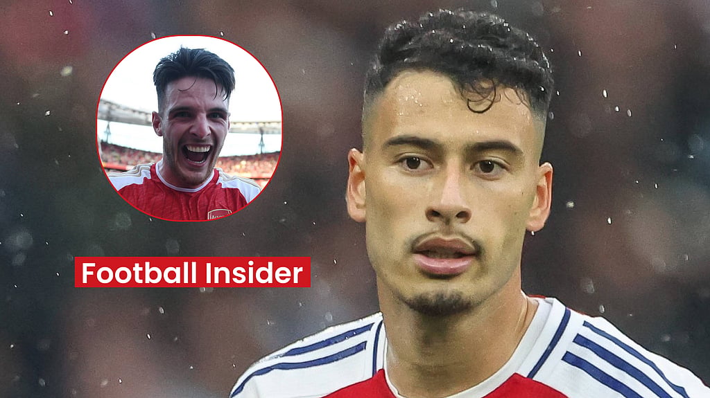 Declan Rice reacts to 'special' Gabriel Martinelli message to Arsenal fans