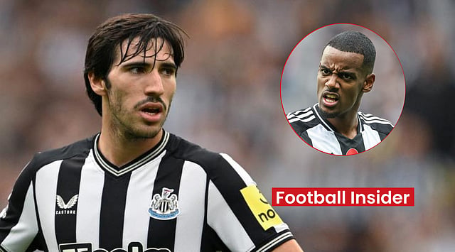 Newcastle star Alexander Isak reacts to message from exit-linked Sandro ...