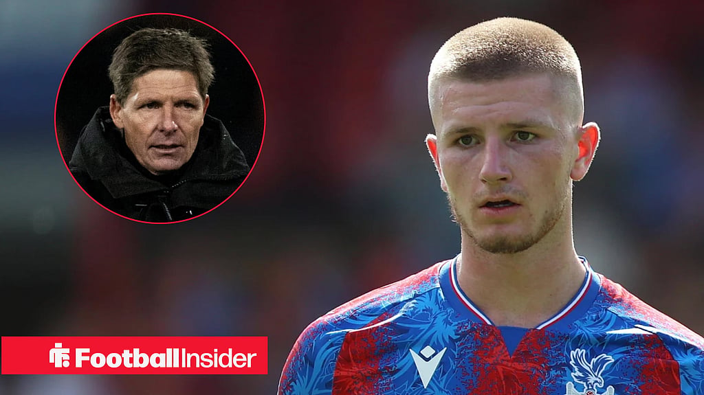 Kobbie Mainoo and Lewis Hall react to Adam Wharton's Crystal Palace message