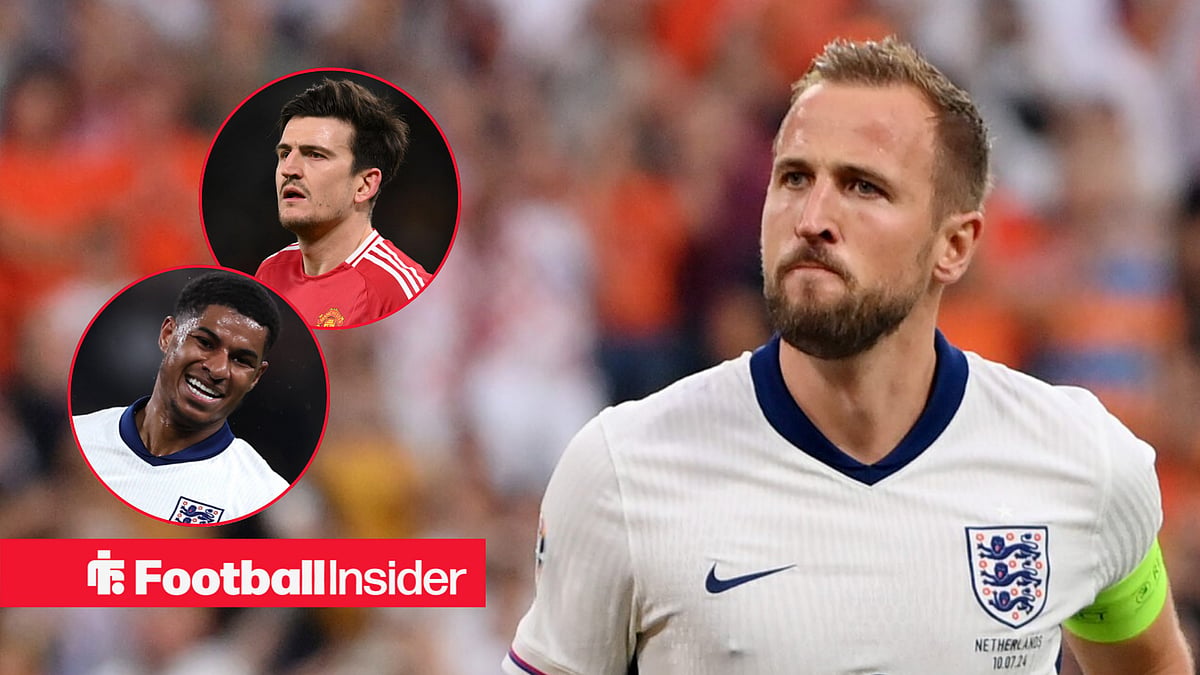 Marcus Rashford and Harry Maguire react to Harry Kane's 'strong ...