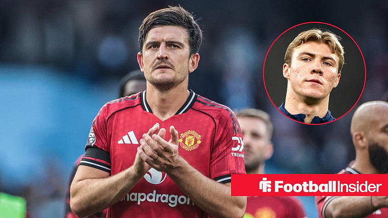Rasmus Hojlund Reacts To Harry Maguire's Contract Announcement At Man ...