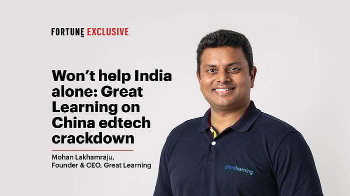Great Learning on China’s edtech crackdown | Fortune India