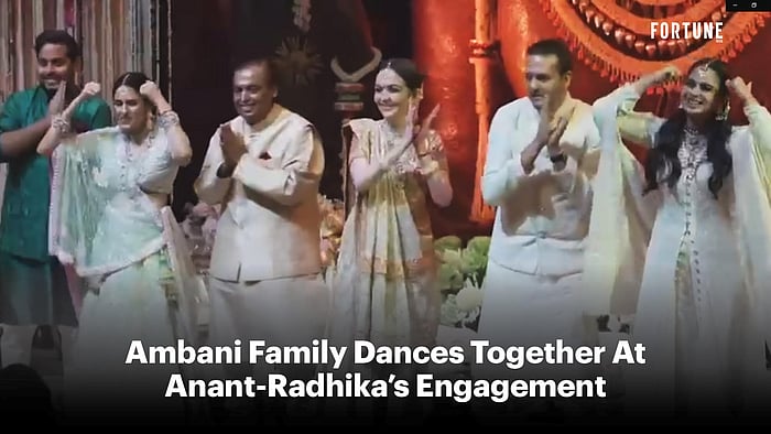 Anant-Radhika’s engagement ceremony lights up with special dance ...