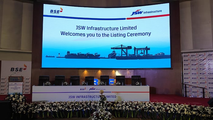 JSW Infrastructure shares list at 20% premium over IPO price | Fortune ...