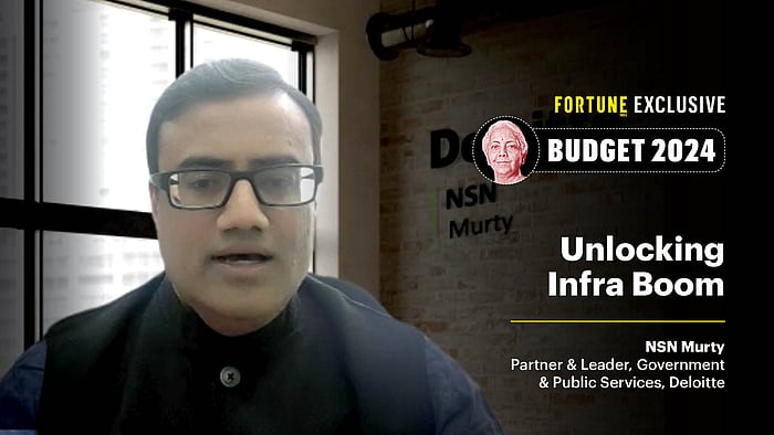 Focus is on infra, railway and airport - Deloitte's Murty | Fortune India