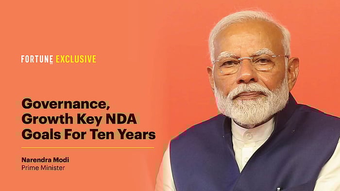 PM Modi sets ten-year goals for NDA coalition | Fortune India