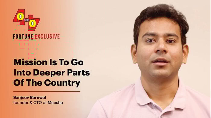 Figuring out Meesho business model was a challenge: 40u40 2024 Sanjeev ...