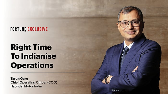 IPO for second phase of growth in India: Hyundai’s Tarun Garg | Fortune ...