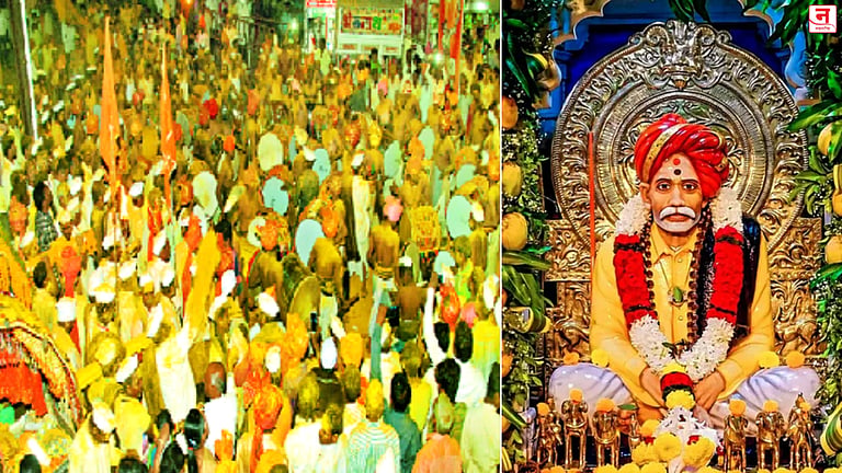 भाविकांच्या मांदियाळीत मेतकेत बाळूमामांचा भंडारा; दोनशे पोती भंडाऱ्याची ...