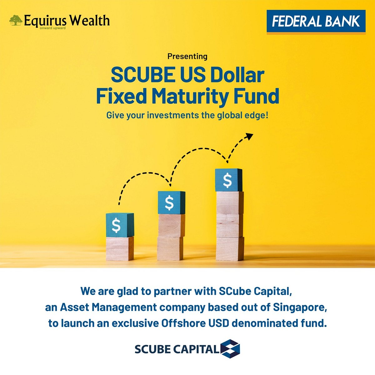 Federal Bank, Equirus Wealth launch USD Fixed Maturity Fund