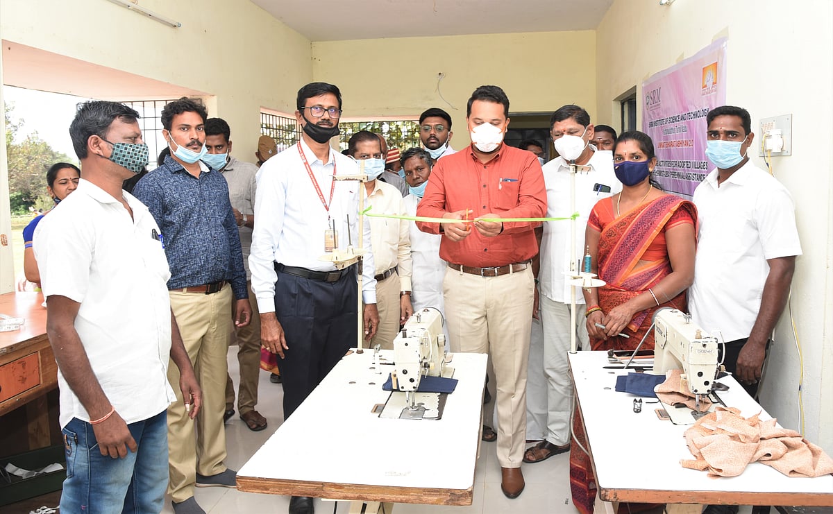 SRMIST inaugurates welfare activities for its UBA adopted villages