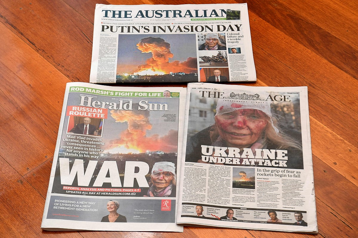 See pics: The Wall Street Journal to FPJ, here's how Russia-Ukraine ...