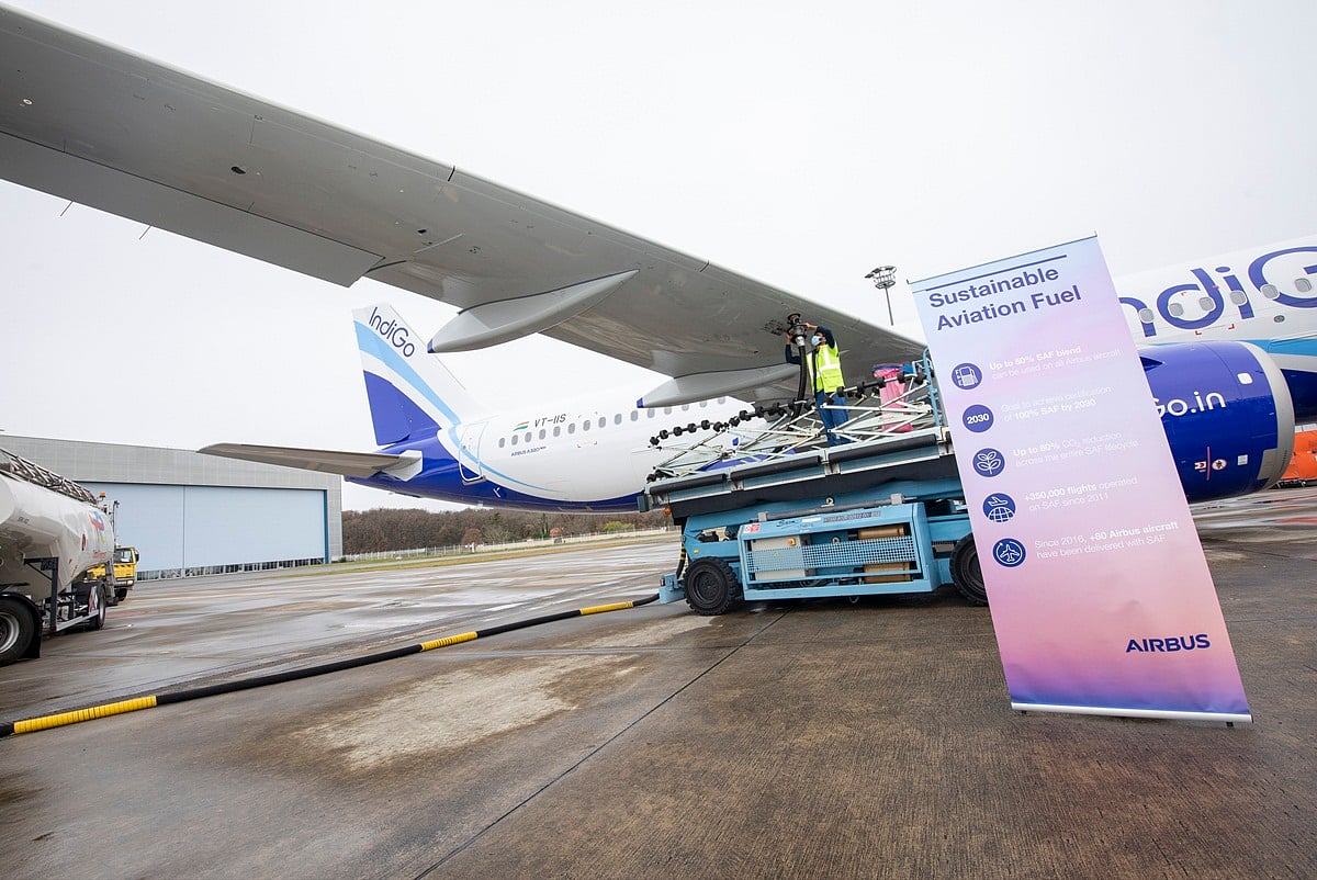 IndiGo takes delivery of first Airbus aircraft operating on sustainable ...