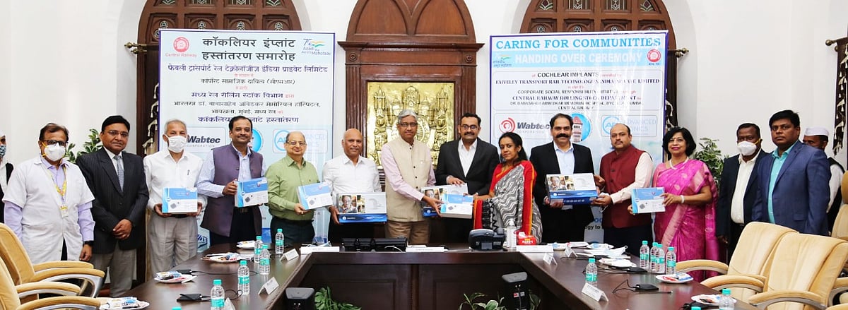 Mumbai: Faiveley Transport Rail Technologies India Pvt.Ltd donates ...