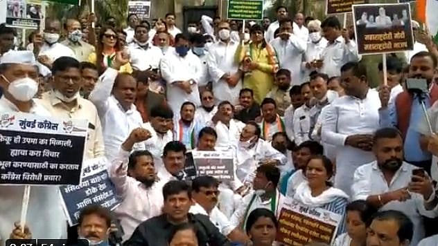 Watch: Mumbai Congress stage protest, demand apology from PM Modi for ...