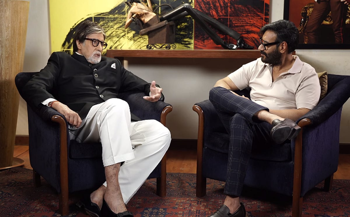 Ajay Devgn interviews Amitabh Bachchan ahead of 'Runway 34' release ...