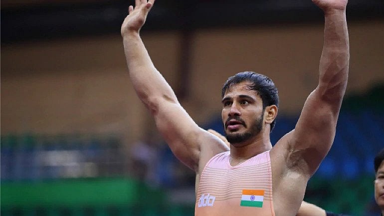 Asian wrestling championship: Harpreet Singh, Sachin Sahrawat add two more bronze to tally ...