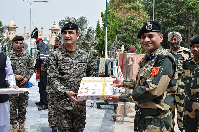 BSF exchanges sweets with Pakistan Rangers, Bangladesh troops on ...