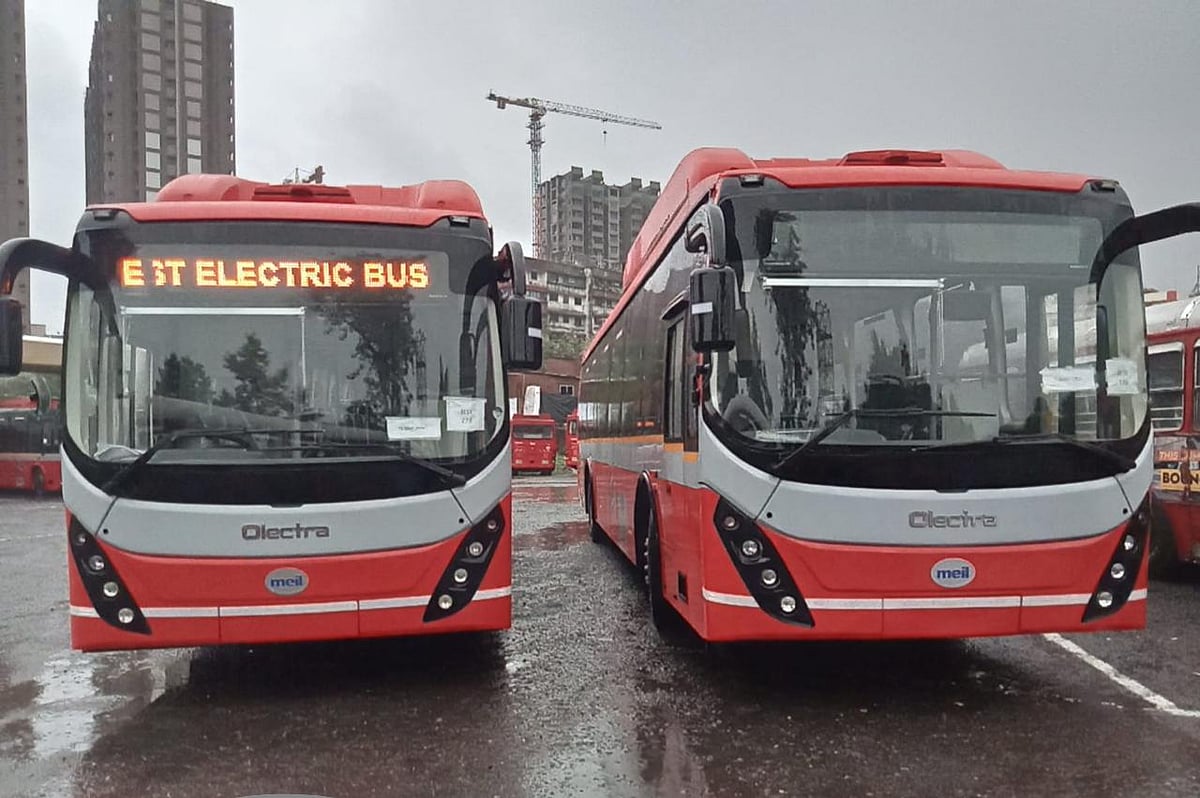 Mumbai: 8 new electric busses added in BEST fleet to start running at ...