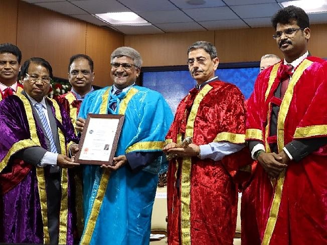 VIT confers honorary doctorate on US NSF Director Sethuraman Panchanathan