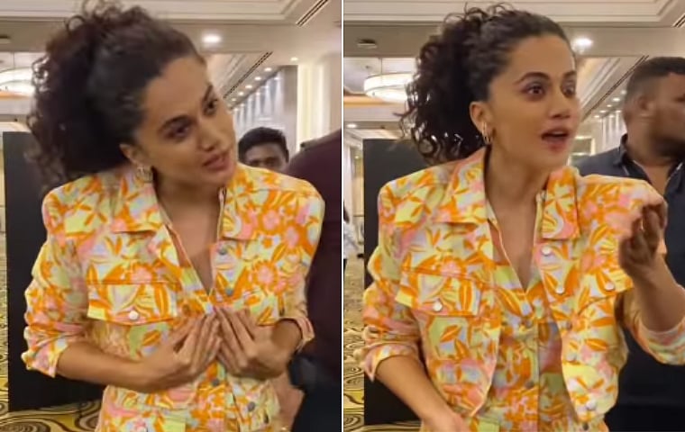 'Tameez se baat kijiye': Taapsee Pannu gets into heated argument with ...