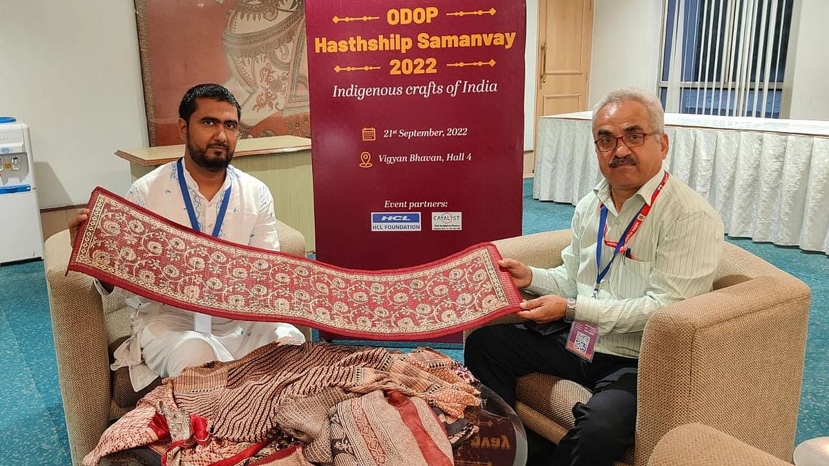 Bagh print from tribal Dhar district makes it to ODOP exhibition