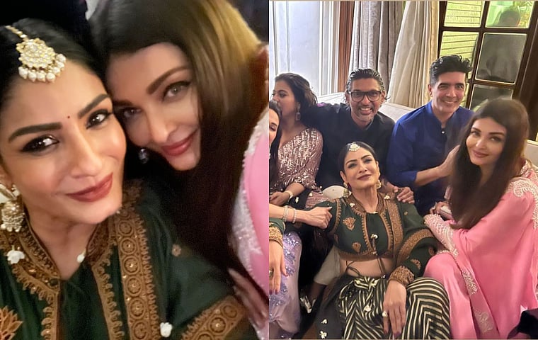 Raveena Tandon, Aishwarya Rai Bachchan pose for a happy selfie at ...