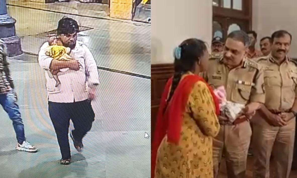 Mumbai Police Nab A Couple For Stealing 2 Month Old Infant Cctv Helped