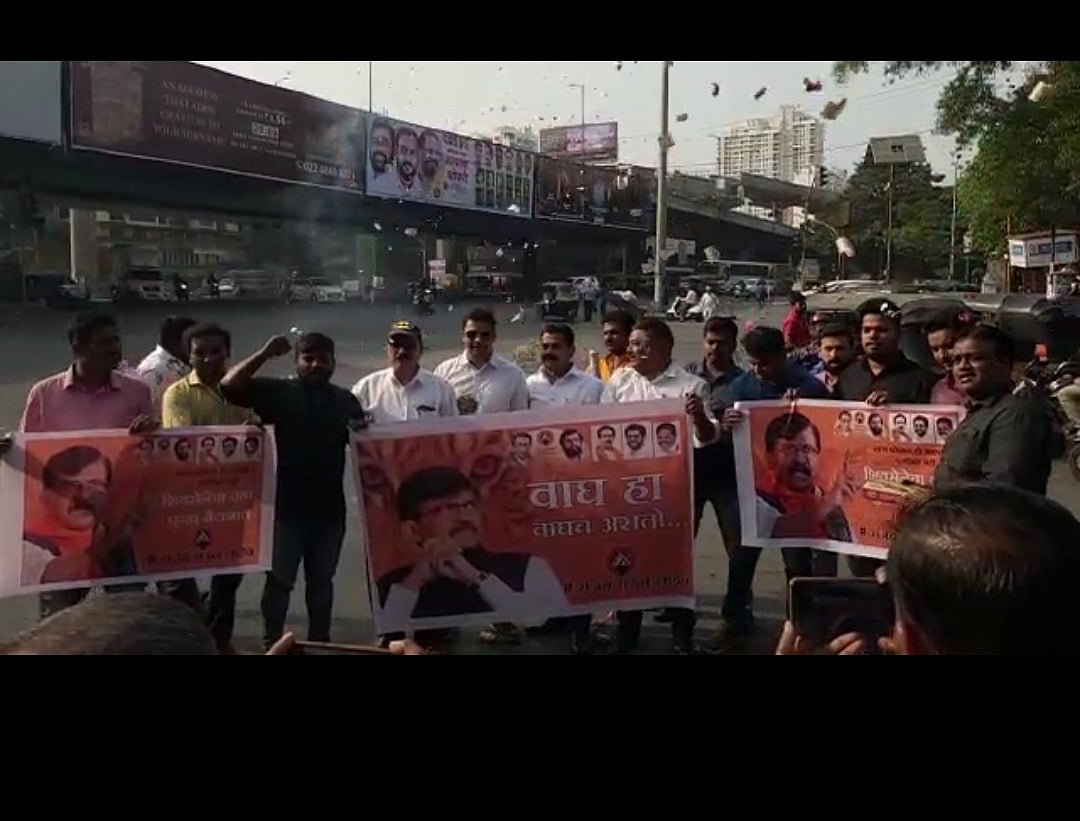 Uddhav Thackeray's Shiv-Sena faction celebrates release of Sanjay Raut ...